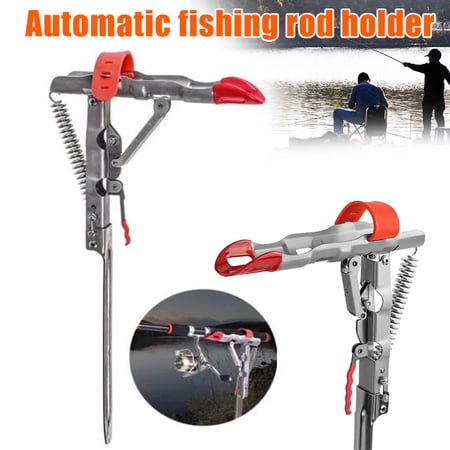 Automatic Stainless Steel Fishing Rod Holder with Tip-up Hook Setter ...