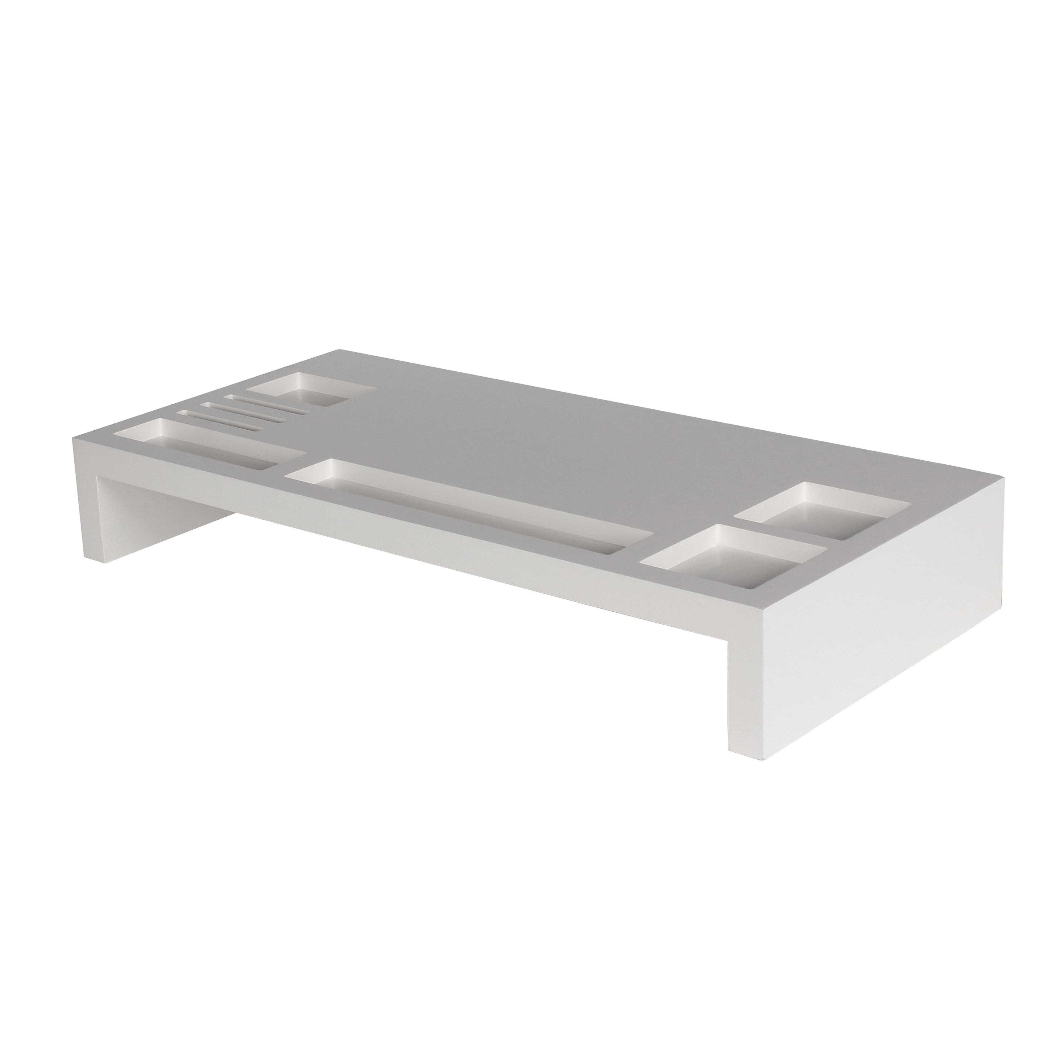 Kate and Laurel Briggs Wood Desktop Organizer Monitor Bridge - Walmart.com