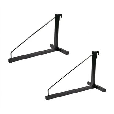 1 Tier Shipping Container Shelving Bracket with Hooks - 16"x18", 550 ...