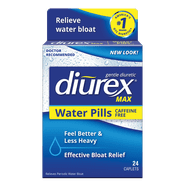 Diurex XPL Water Pills, Diuretic Reducer, Caffeine, Relieve Bloating ...