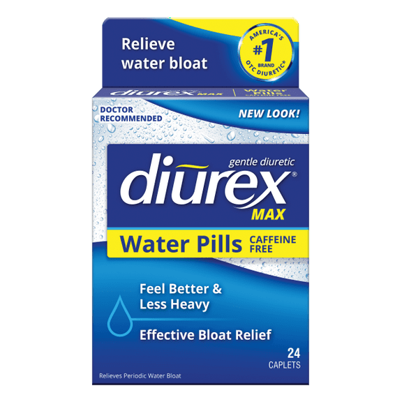 Diurex Anti-Bloating Swell Reducer Diuretic Water Pills, 42 Count ...