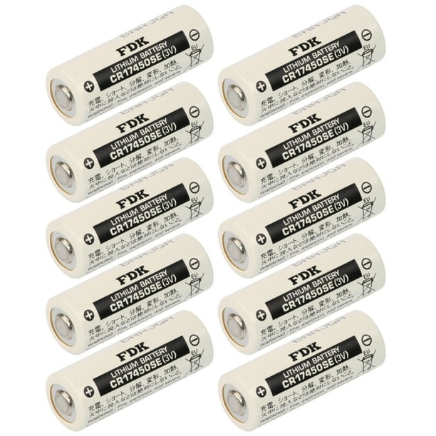 10pc FDK CR17450SE 17450ER-CX 3V 2500mAh Size A Laser Lithium Battery ...