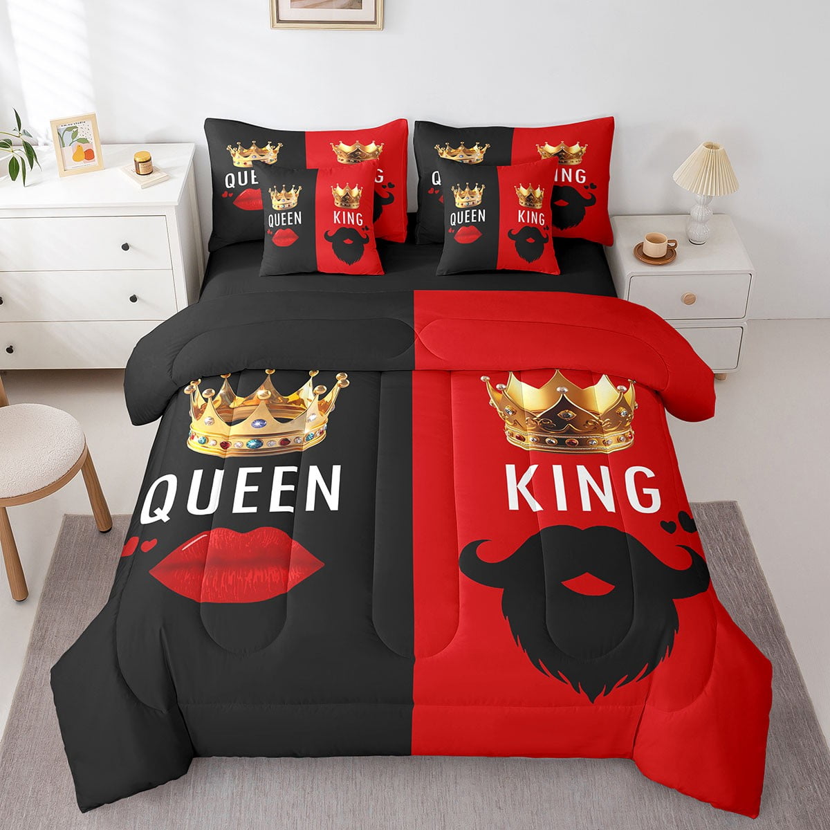 Click here for Yst King And Queen Queen Bed In A Bag 7 Piece For... prices