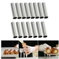 WeiLaiKeQi 3x15x Stainless Steel Cannoli Form Tubes Non Stick for Ice ...