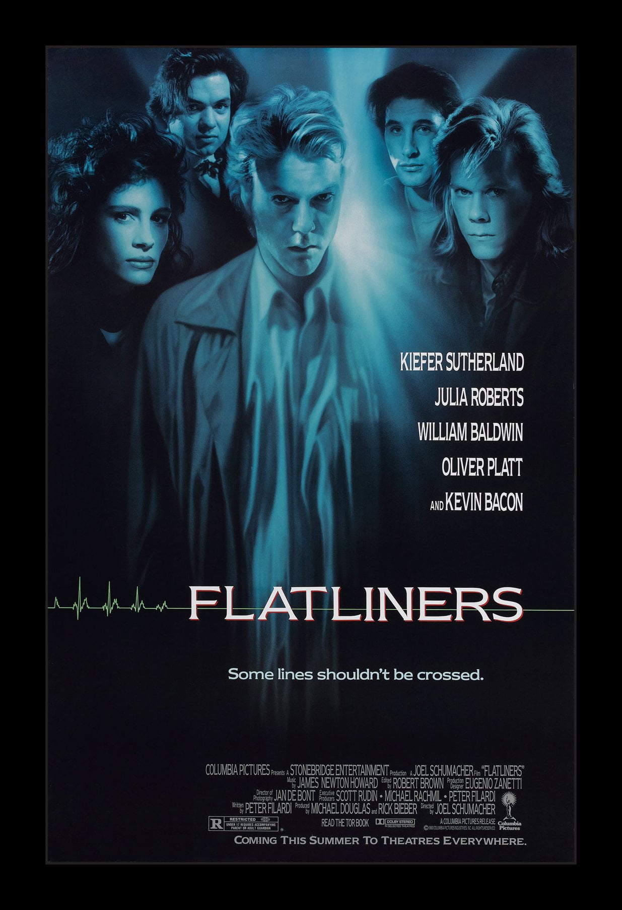FLATLINERS - 11x17 Framed Movie Poster - Walmart.com