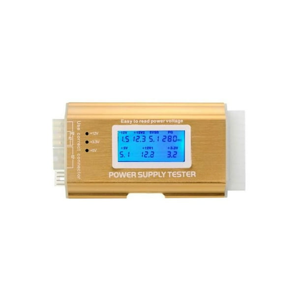 Probador de Fuente de Alimentación Baoblaze 20 Pines PSU Herramienta de Prueba de Diagnóstico ...