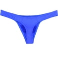 iKingsky Men's Low Rise Thong Underwear Silky T-back Underpants for Men ...