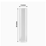 Balsa Circle 2 Clear 24" Open End Cylinder Glass Hurricane Candle ...