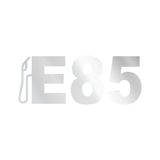 E85 Sticker Decal Die Cut - Self Adhesive Vinyl - Weatherproof - Made in USA - Many Color and ...