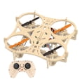 2026 New DIY Wooden RC Drone Kit, Remote Control 3D Building Blocks ...