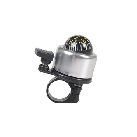 Bike Compass with Bell - Silver - Walmart.com