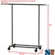 Simple Houseware Heavy Duty Clothing Garment Rack, Black - Walmart.com