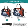 ALAZA Baseball Player2 Print Cooler Lunch Bag Insulated Reusable Lunch ...