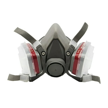 3M 6000 Series Half Mask Reusable Respirators, Without Filters ...