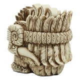 Ebros Aztec Empire Emperor Montezuma Skull Statue Tenochtitlan King ...