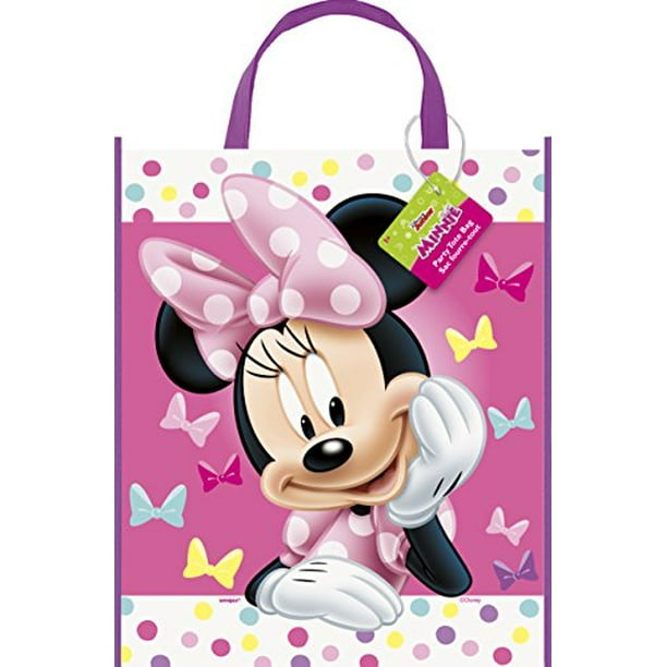 Large Plastic Minnie Mouse Goodie Bag, 13" x 11" - Walmart.ca
