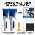 Efficient Drywall Repair Kit with Scraper Fast Dry White Spackle Paste ...