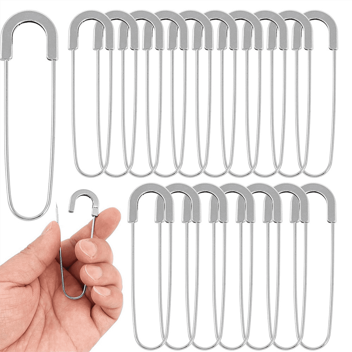 Click here for Unbranded Extra Large Safety Pins Heavy Duty 3 Inc... prices