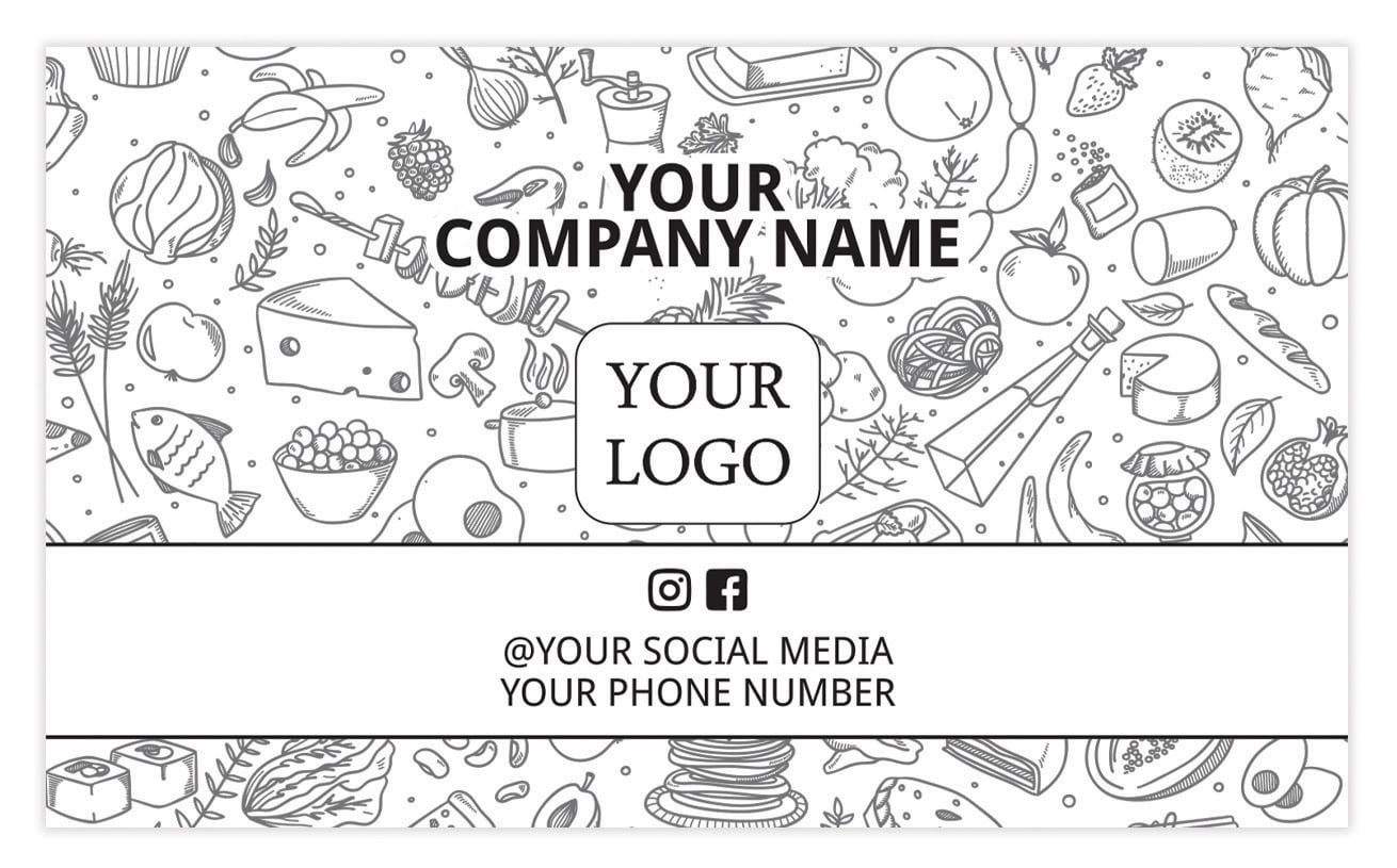 Printtoo Label for Small Business-100 RectangleCustom VinylPersonalized ...