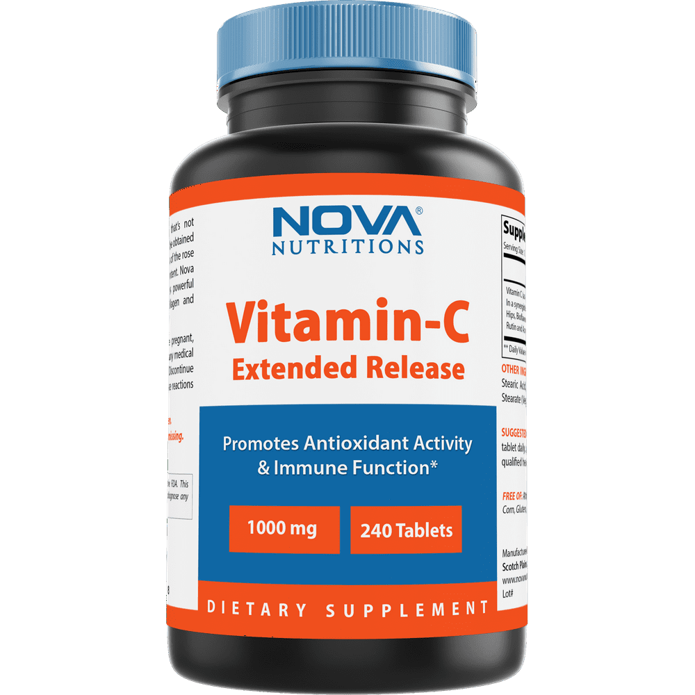 nova nutritions vitamin c-1000 mg 240 tablets - Walmart.com - Walmart.com