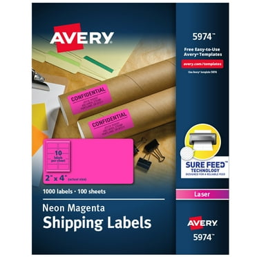 Avery UltraDuty GHS Chemical Labels for Laser Printers, Permanent ...