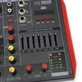 Miumaeov Professional 6 Channel Bluetooth Studio Audio Mixer Power ...