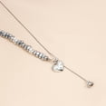 Adjustable Length Heart Beaded Necklace Sweet Cool Fashion For Everyday ...