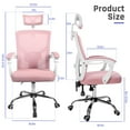 Seenda Ergonomic Office Chair with Headrest, High Back Mesh, Lumbar ...