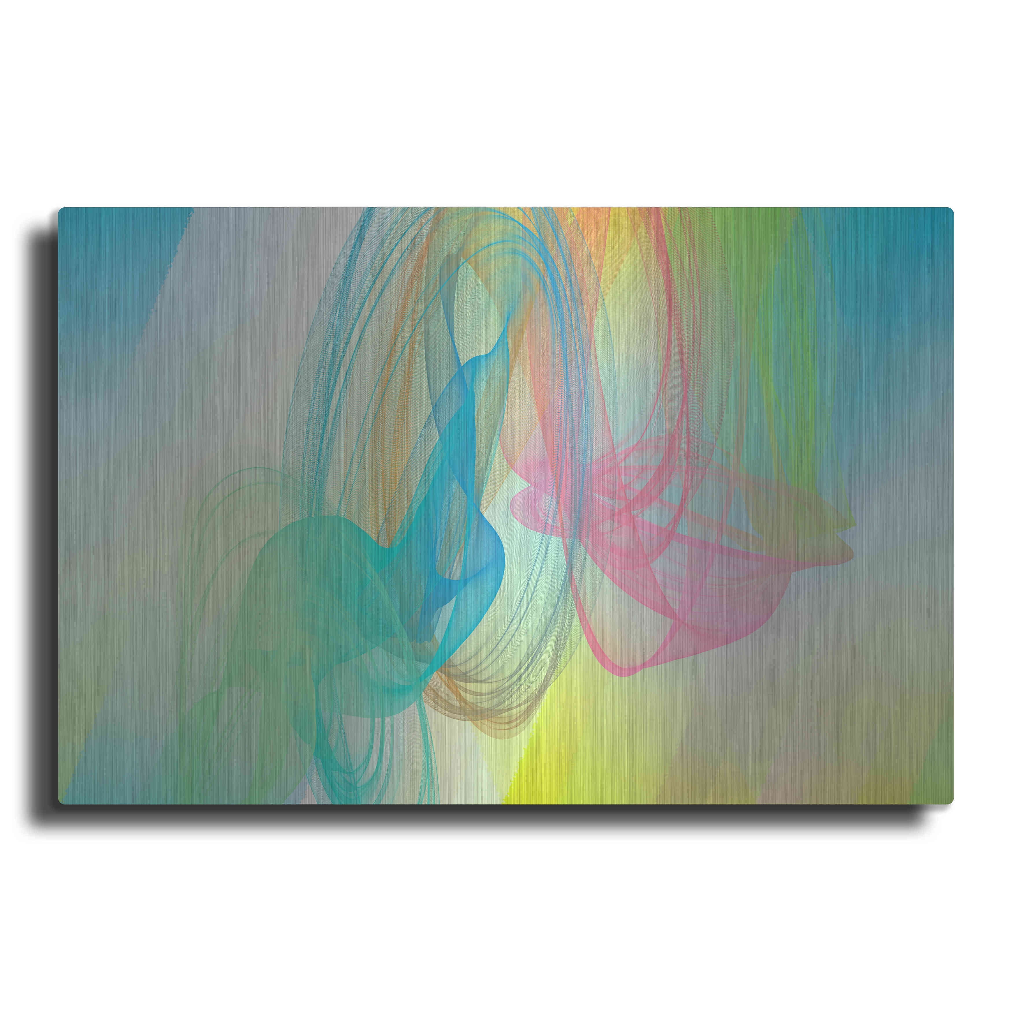 Luxe Metal Art 'Color In The Lines 11' by Irena Orlov Metal Wall Art ...