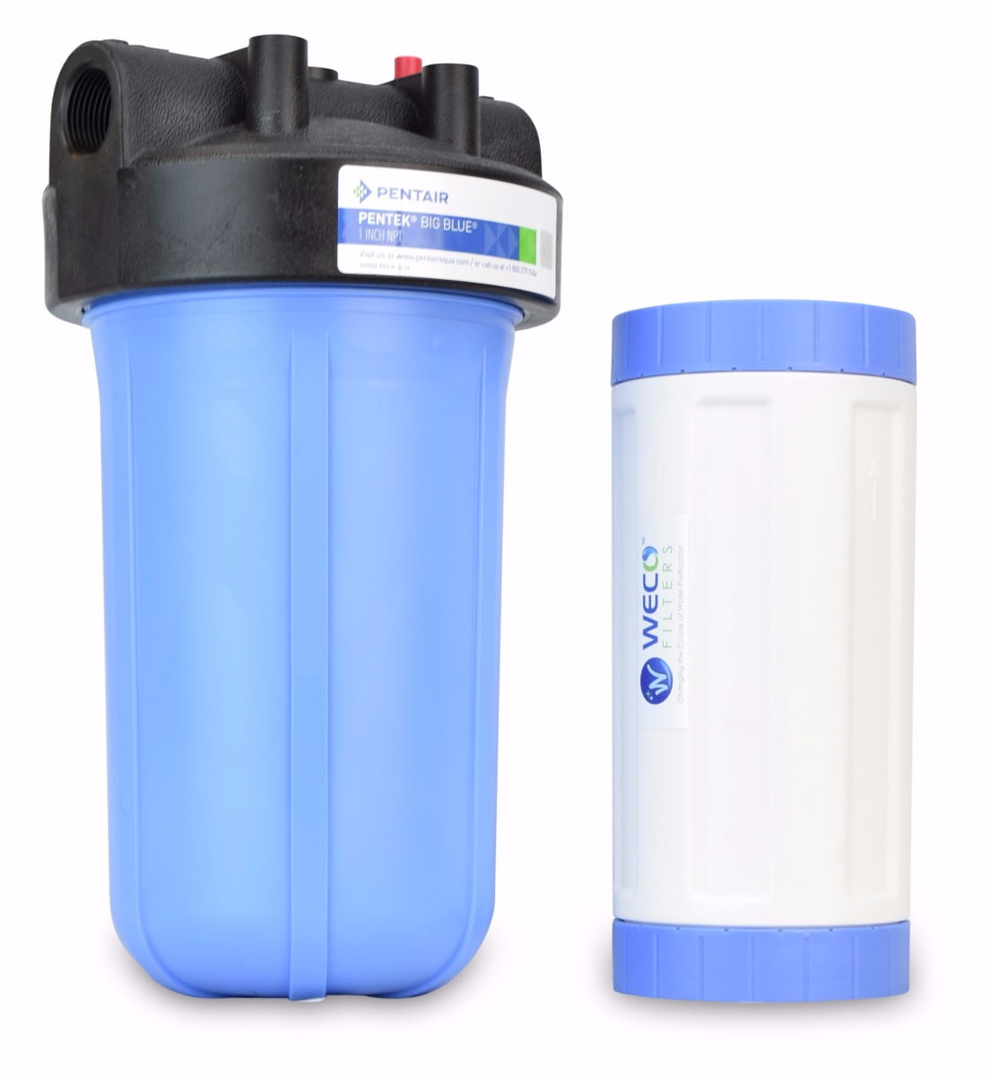 WECO BB-10GAC Big Blue Water Filter System for Taste and Odor Treatment ...