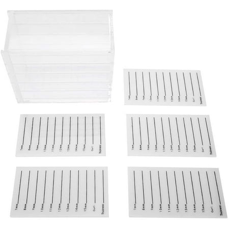 5 Layers Plastic Eyelash Storage Box Makeup Organizer Grafting ...