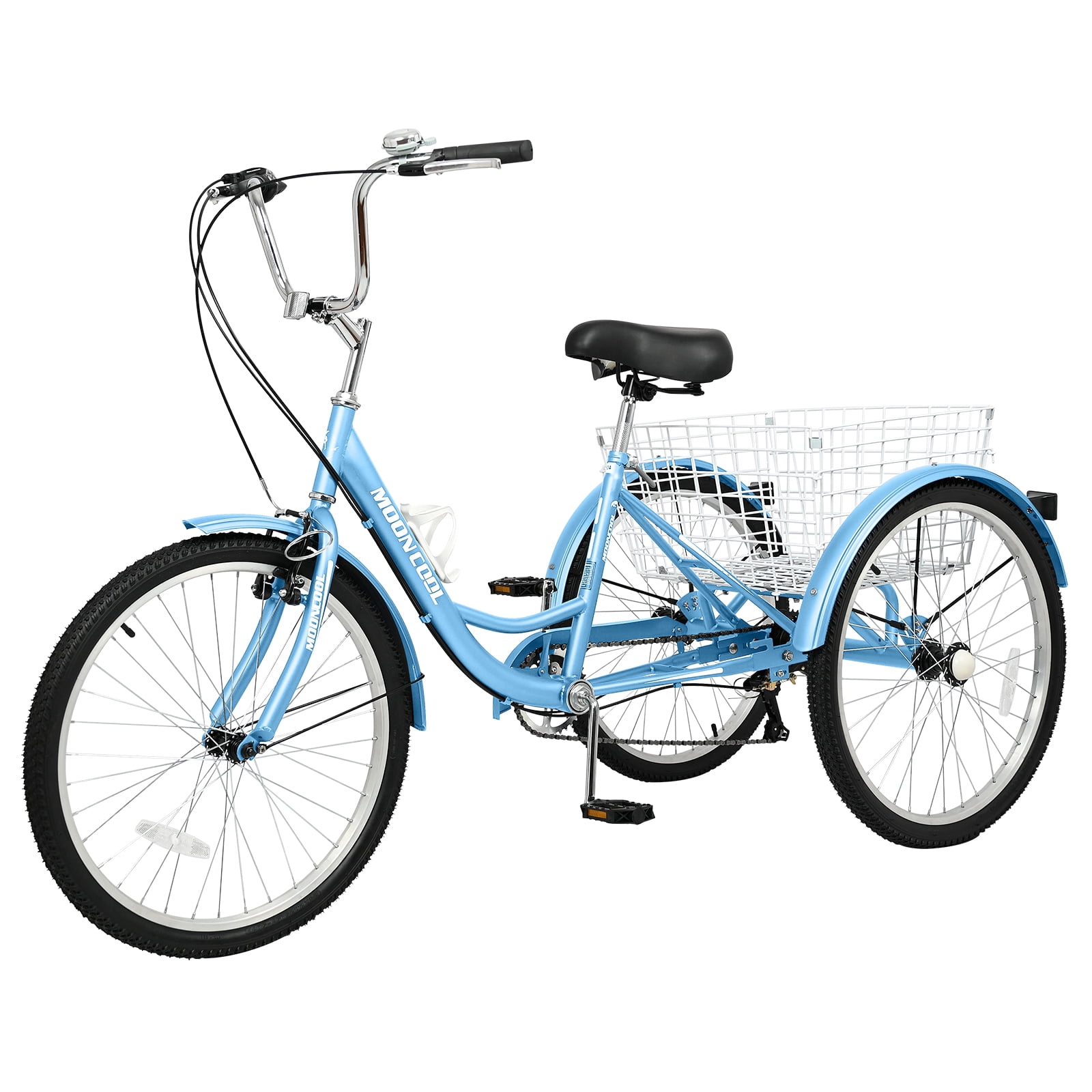 ABORON Adult Tricycle 24 inch, 7 Speed 3 Wheel Bike, Adult Tricycle ...