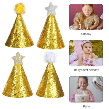 4pcs Baby Party Hat First Birthday Hat Birthday Cap 1st Birthday Party ...
