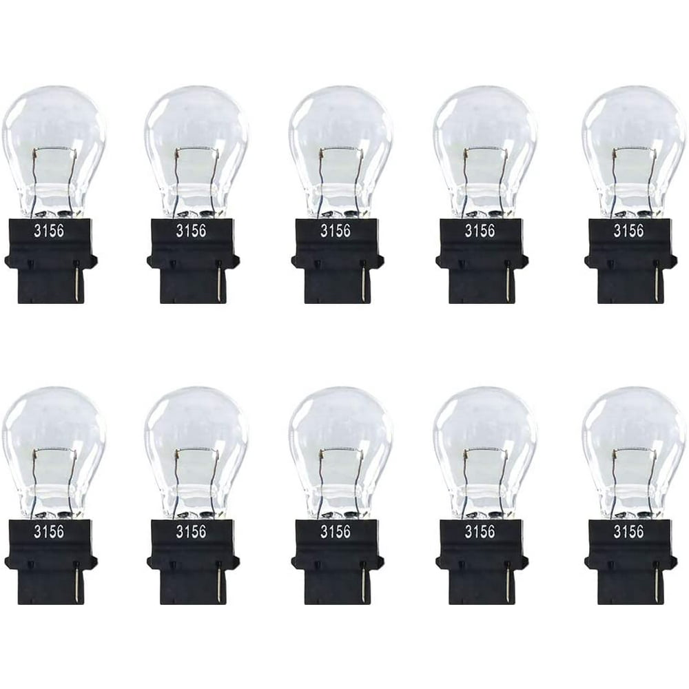 Voltage Automotive 3156 Bulb, Standard Replacement, 10 Pack - Walmart ...