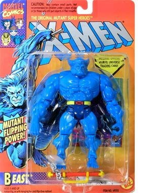 X-Men Beast 1994 Vintage Toy Biz Marvel Action Figure - Walmart.com