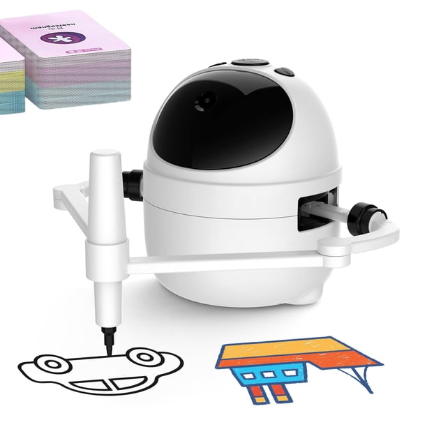 Kit Educativo Robot Dibujante BiBiSi con 150 Tarjetas de Palabras ...