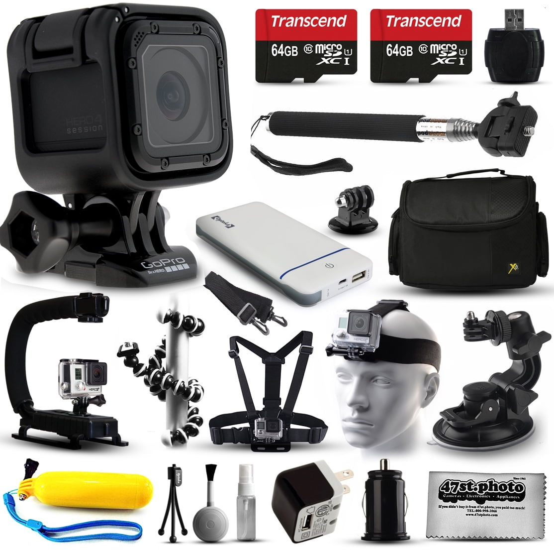 GoPro HERO Session HD Action Camera (CHDHS-102) + Ultimate 20 Piece ...