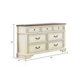 Noble Traditional Style 7-Drawer Dresser Made with wood in Antique ...