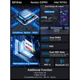 GMKtec Mini PC, Intel Core i3-10110U(Up to 4.1GHz), 16GB DDR4 512GB SSD ...