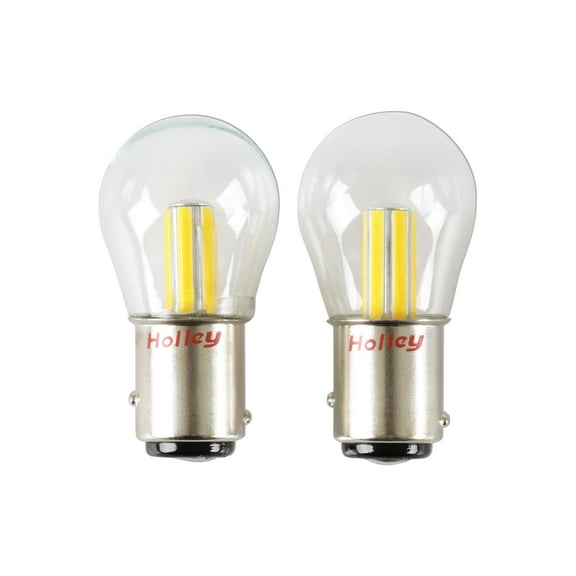 Holley RetroBright HLED20 LED Light Bulbs - 1157 Turn Signal - Amber ...