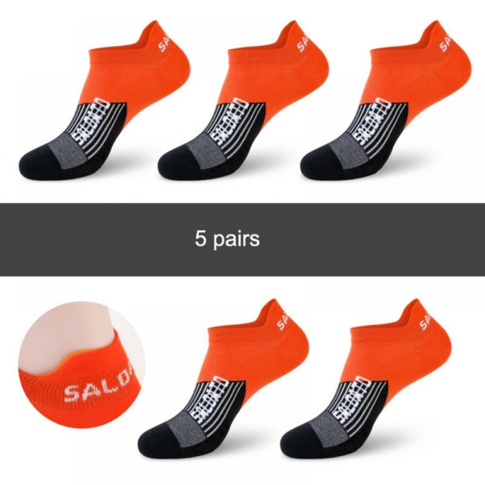 Overfox 5 Pairs Unisex Active Athletic Socks, Dri-tech Moisture Control ...