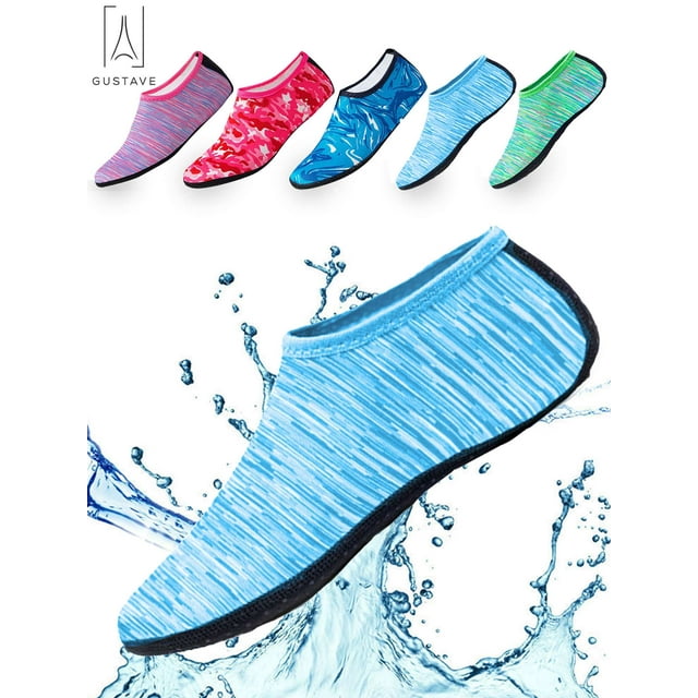 Gustave Men Women Water Socks Barefoot Quick Dry Aqua Beach Socks For ...