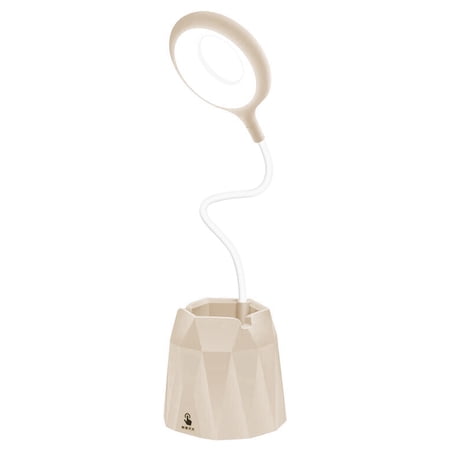 Dodocool Rechargeable LED Table Lamp Pen Holder Phone Stand with Power ...