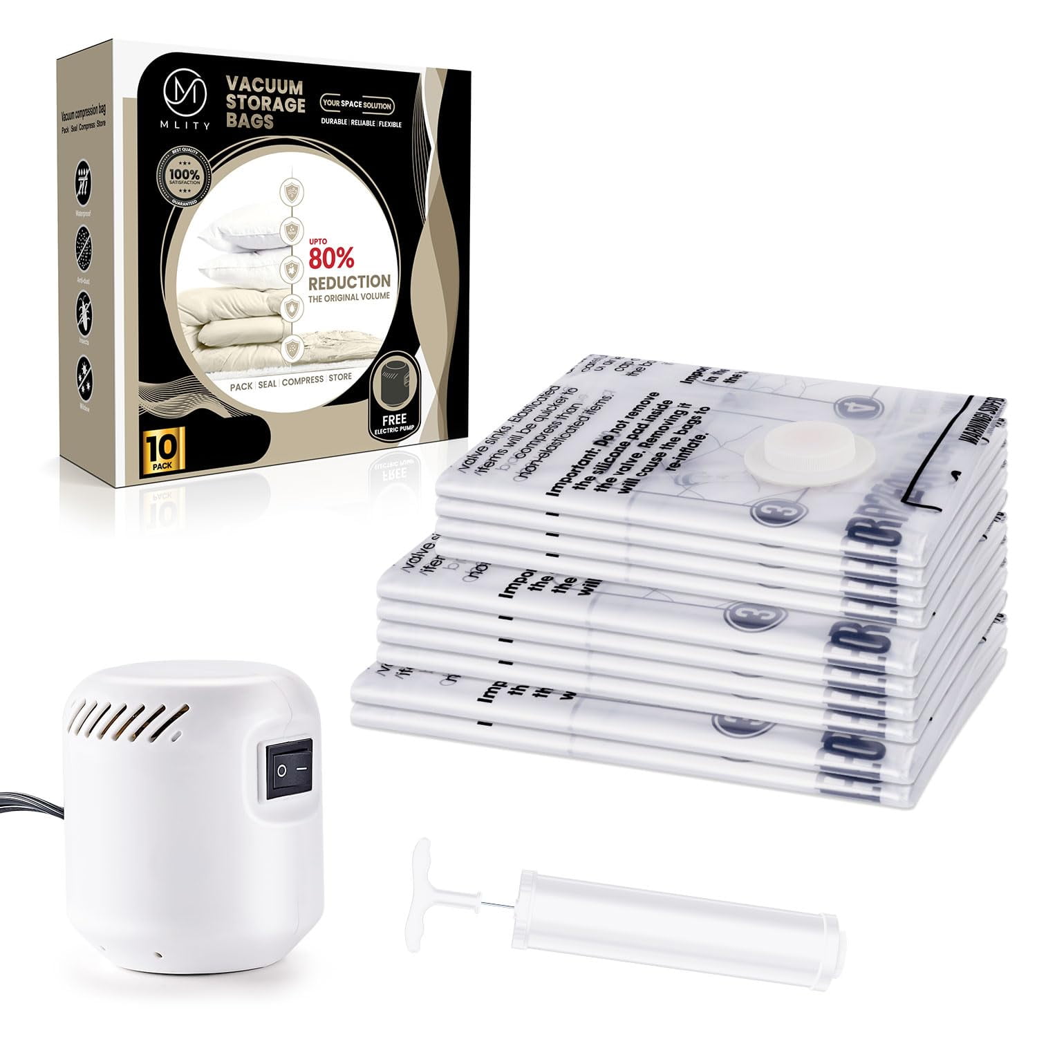 Click here for Mlity Vacuum Storage Bags  10-Pack Large Space Sav... prices