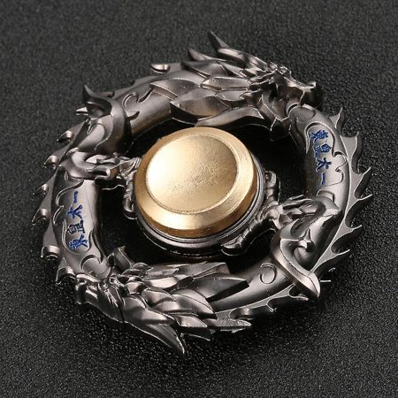 New Alloy Dragon Hand Spinner Fidget Focus Toy Edc Finger Spin Gyro ...