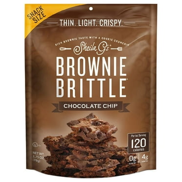 Sheila G'S Chocolate Chip Brownie Brittle, 5 oz - Walmart.com