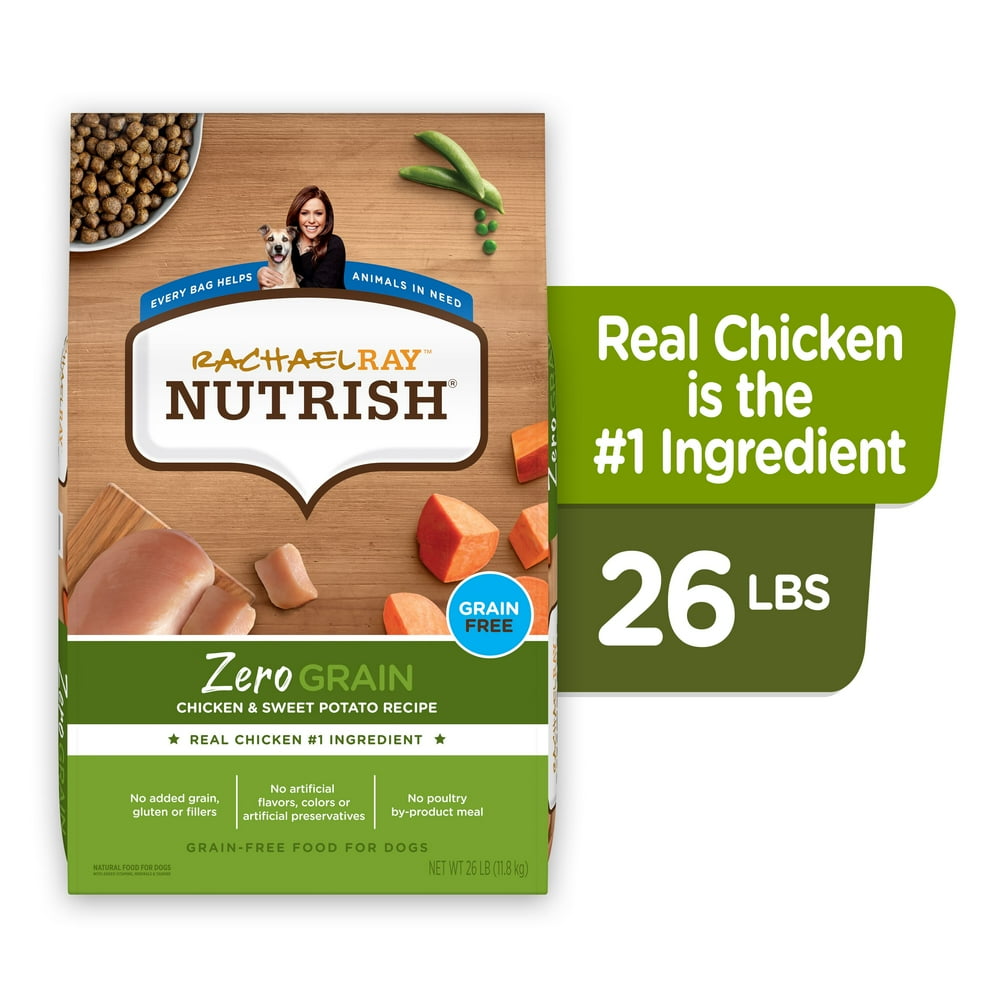 Rachael Ray Nutrish Zero Grain Chicken & Sweet Potato Recipe, Dry Dog ...