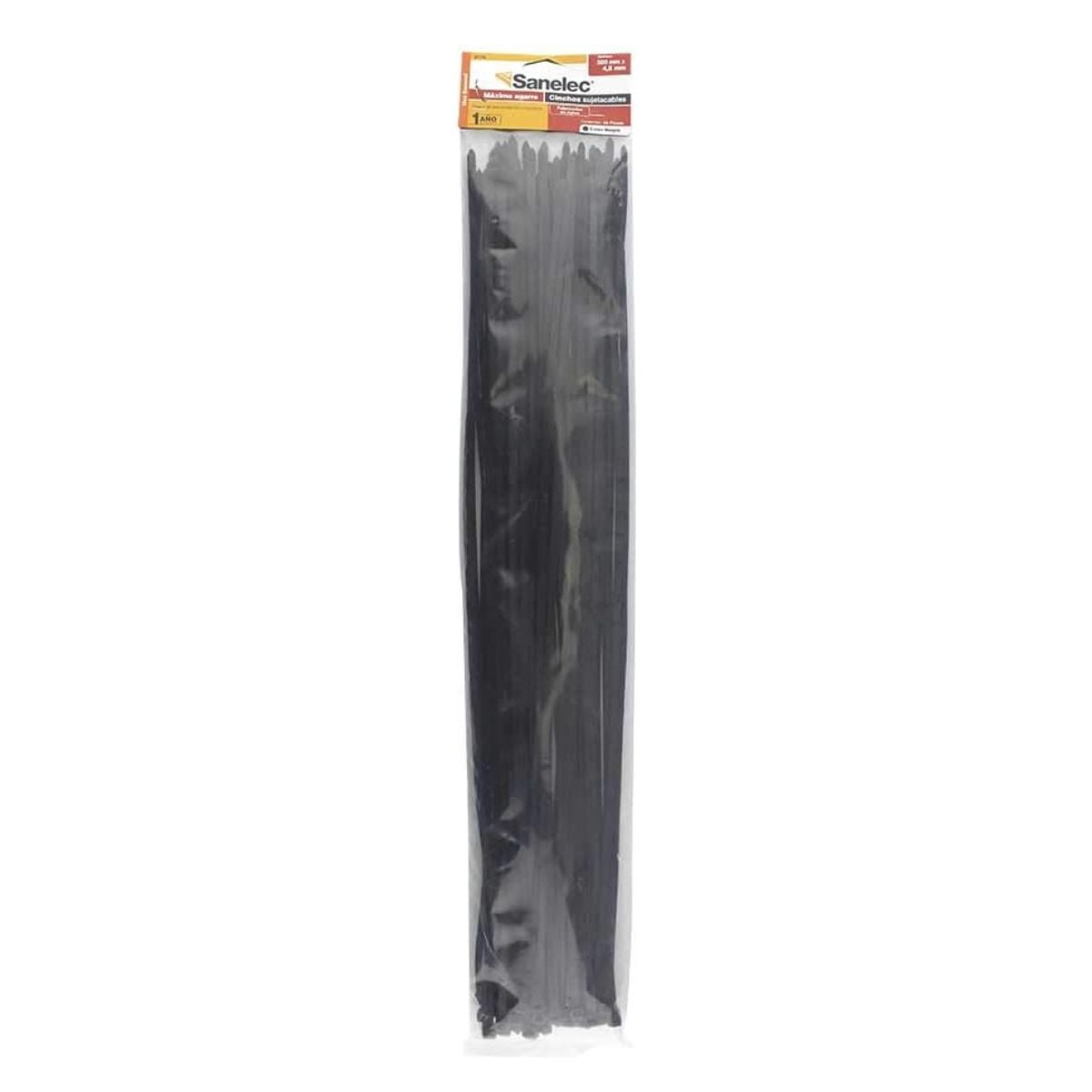 50PZ Cinchos Plásticos CNX 4.8 x 300mm Color Negro Bridas Ajustables ...