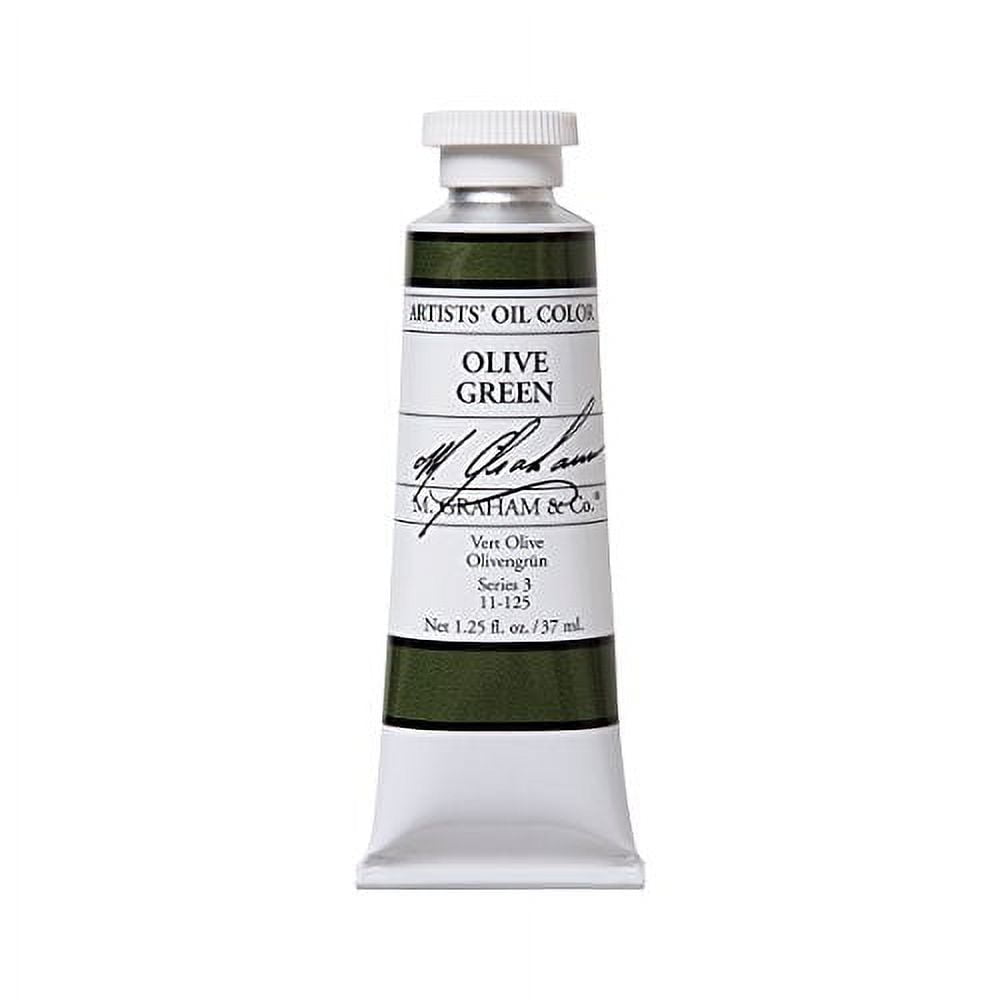 Click here for M. Graham Artist Oil Paint Olive Green 1.25oz/37ml... prices