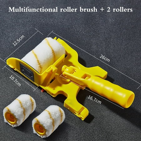 Multifunctional Roller Paint Brush Clean-Cut Paint Edger Wall Painting ...